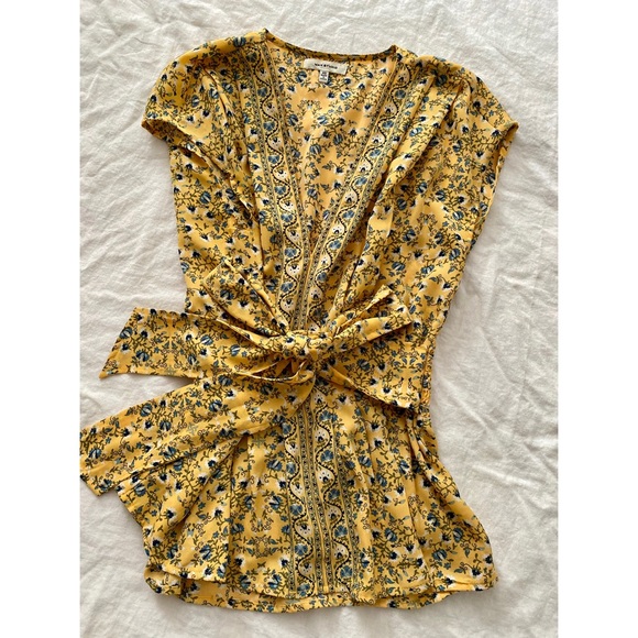 Max Studio | Tops | Deep V Peplum Top | Poshmark